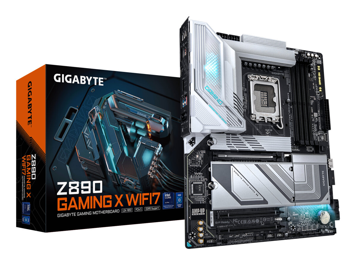 SNOGARD GIGABYTE Z890 GAMING X WIFI7 D5 ATX – Intel Z890, LGA1851, DD ...